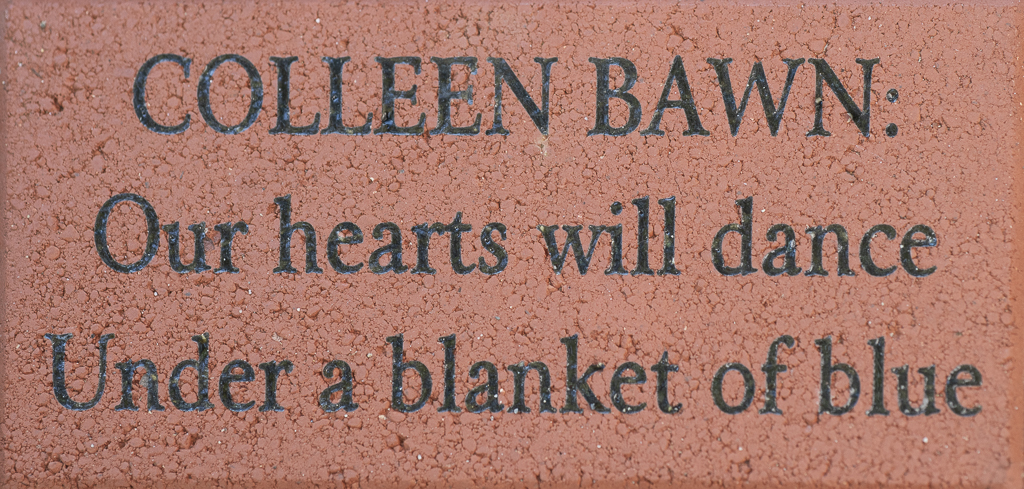 COLLEEN BAWN: Our hearts will dance Under a blanket of blue Place near ...